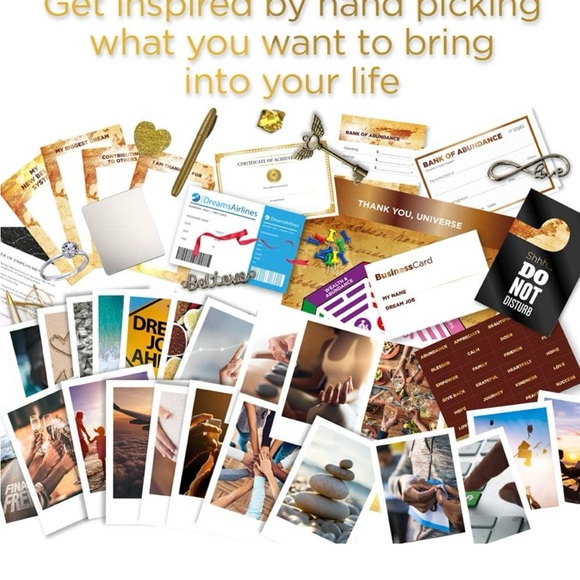 Other | New Vision Board Kit Magnificent 11 Create A Vision For Your ...